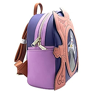Loungefly X LASR Exclusive Disney Little Mermaid Ursula & Vanessa Lenticular Mini Backpack - Fashion Cosplay Disneybound Cute Backpacks