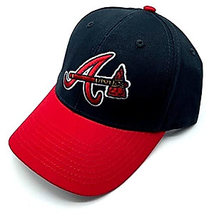 Fan Favorite Officially Licensed Atlanta Baseball Team Tomahawk Embroidered MVP Adjustable Hat Multicolour One Size