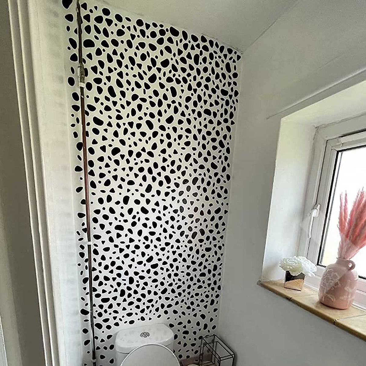 200+ Dalmation Spot Wall Stickers Irregular Polka Dot Stickers Dalmatian Spot Wall Stickers Decal Vinyl Stickers Wall Art Room Decor Bedroom Decor Peel And Stick Nursery Decor Removeable Dots Stickers