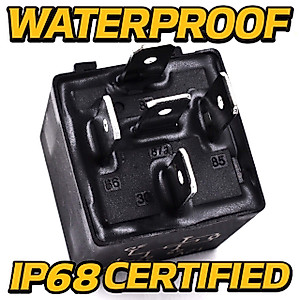 HD Switch Waterproof Relay w/LED Upgrade Replaces Toro Exmark 98-7249, 987249 Mowers - Dielectric Grease Included