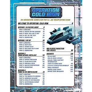 Renegade Games Studios GI Joe RPG Operation Cold Iron ADV Book HC