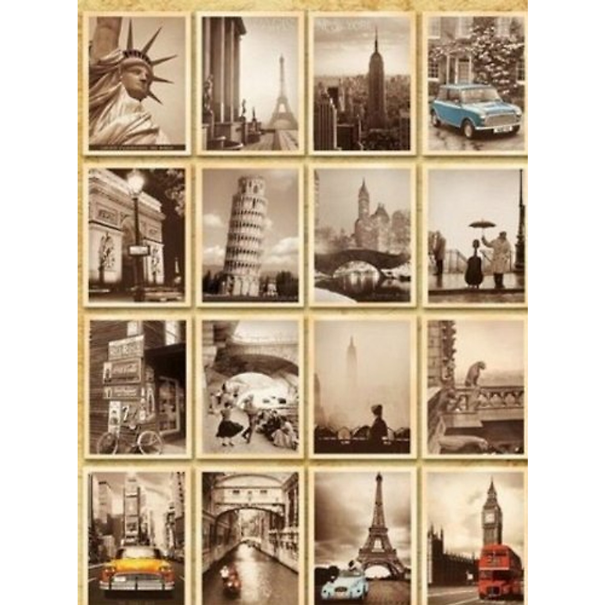 Dxhycc 32 PCS 1 Set Vintage Retro Old Travel Postcards for Worth Collecting