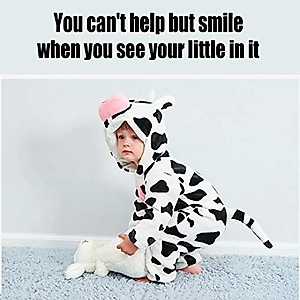Baby Cow Costumes Unisex Toddler Onesie Halloween Dress Up Romper 18-24 Months