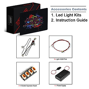 BrickBling LED Light Compatible with Lego The Sword Outpost 21244 Building Toy Set; Creative Light Compatible with Lego 21244-Lights Only, No Bricks