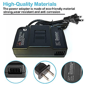 N64 Power Supply,AC Adapter Power Supply and AV Composite Video Cable Cord for N64