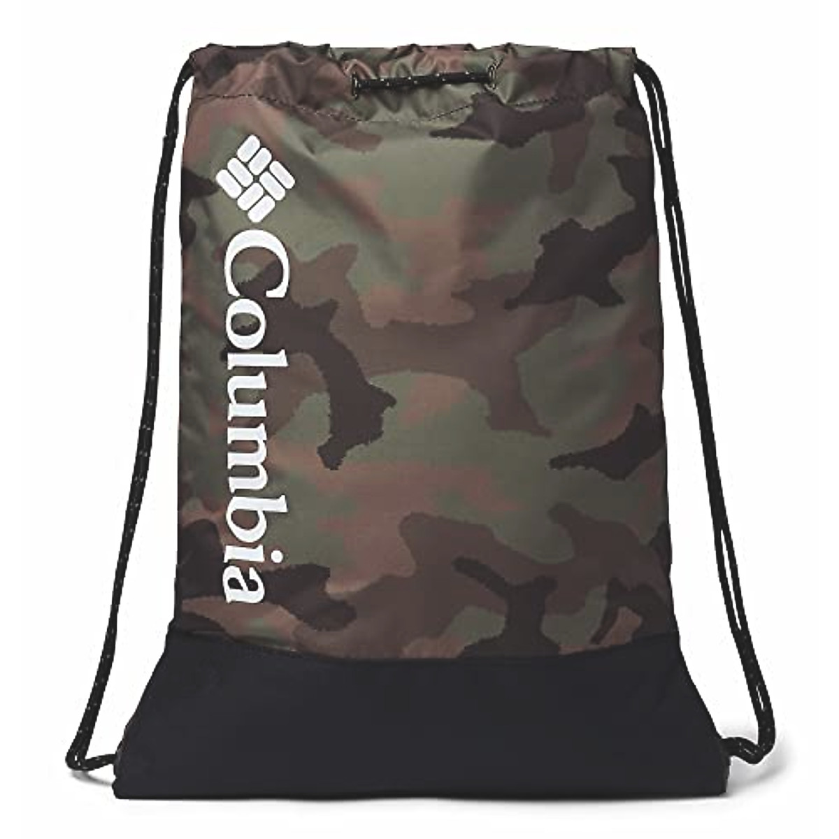 Columbia Unisex Drawstring Pack, Cypress Camo/Black, One Size
