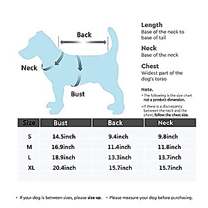 FLAdorepet Santa Claus Dog Costume with Christmas Hat Red Pet Cat Clothes Tuxedo with Bow Tie Coat Clothes for Small Medium Boy Girl Dog (Small, Red)