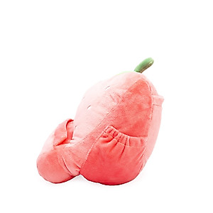 Bewaltz Plush Tablet Tech Stand Kawaii Cute Fun Kawaii Soft Microfiber Unique Gift for Kids (Strawberry)