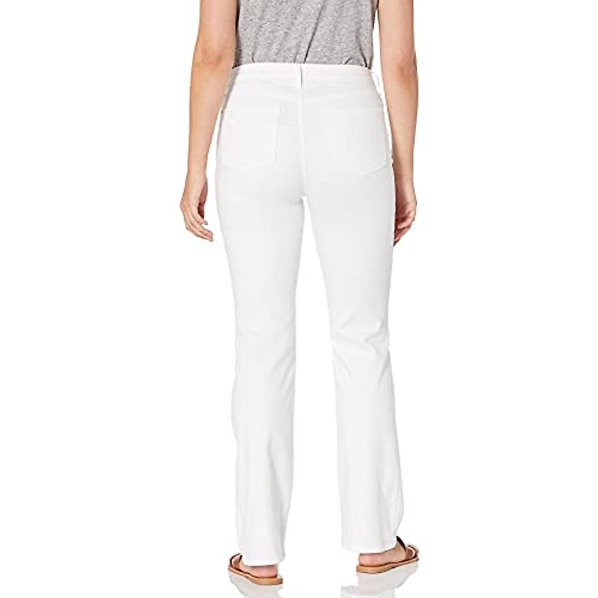 NYDJ Women's Misses Marilyn Straight Denim Jeans, Optic White, 12