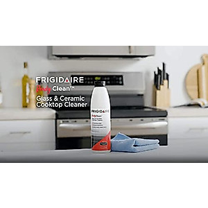 Frigidaire 10FFCTCL02 Ready Clean Glass & Ceramic Cooktop Cleaner, 2-Pack, 2 Pack, Clear, 12 Ounce