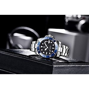 CEYADG Pagani Design Men's Watches Japanese Automatic Mechanical 40mm Sport Waterproof Stainless Steel Sapphire Glass Wrist Watch