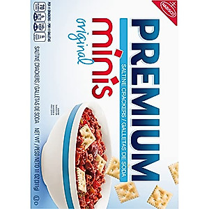 Premium Original Mini Saltine Crackers, 6 - 11 oz Boxes