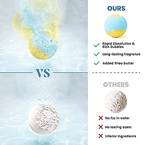 ZenBombs Bath Bombs Gift Set, 20 pcs Natural Shea Butter & Essential Oil Bath Bomb for Skin Moisturizing, Handmade Bubble Bath & Fizzy Spa, Ideal Gift for Women