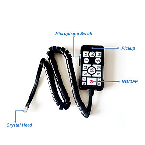 Evershine Signal 12V/24V 100W Police Siren PA System Kit with Plug-to-Work Wirings Slim Speaker Handheld Microphone Warning Emergency Sirens for Vehicles Tow Truck UTV ATV Van Car POV RV