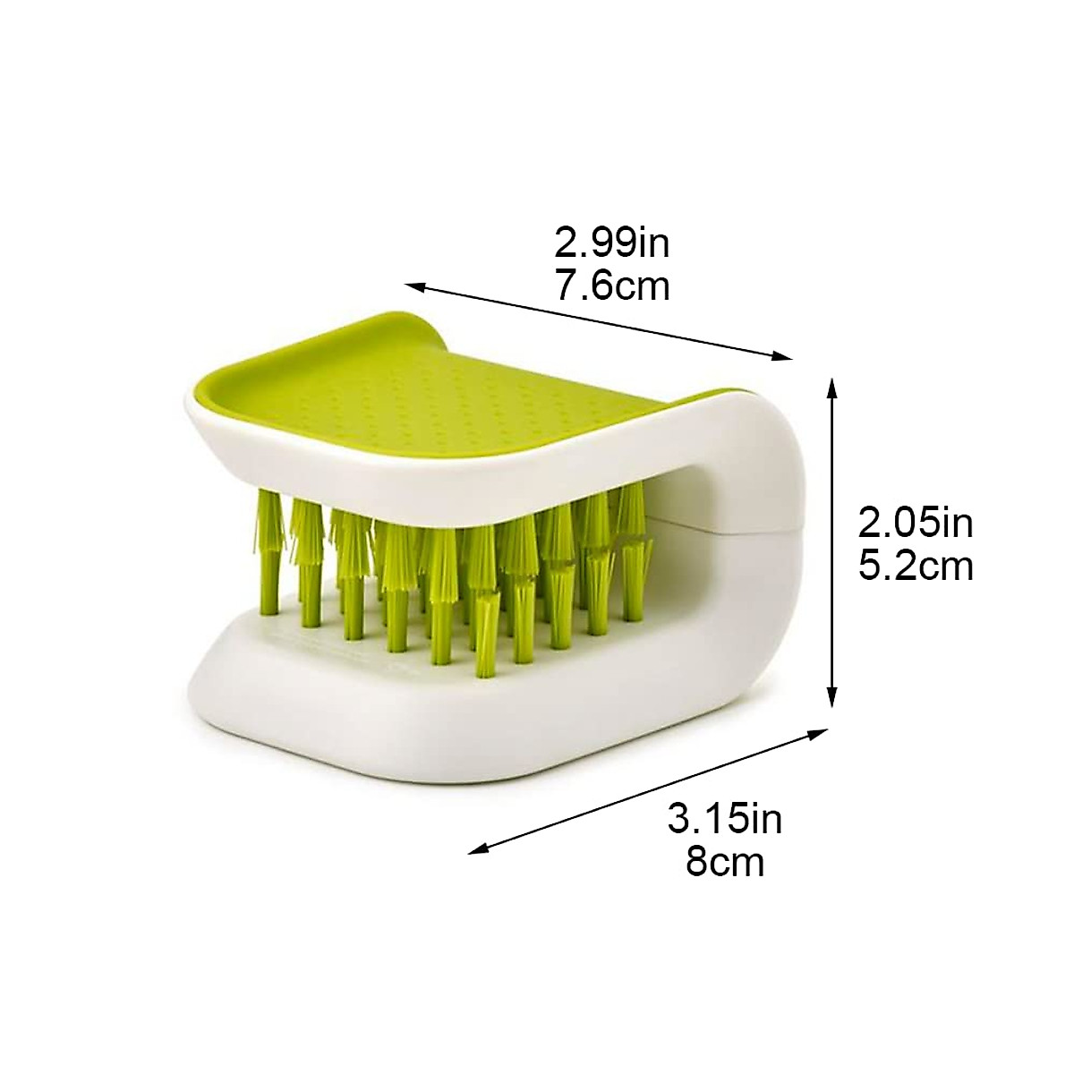 TOSSPER 1 Set Cutlery Cleaner Silverware Scrubber for Inside The Sink Utensil Scrubber with Suction Cups, Blue