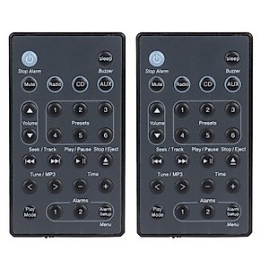 2 pcs New Universal Replacement Remote Control Compatible with Bose Remote Control, Compatible with Bose Sound Touch Wave Music Radio System I II III IV Generation AWRCC1 and AWRCC2 (NO Battery)