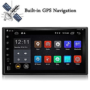 Double-Din-Car-Stereo-with-CD/DVD-Player,6.2 Inch Car Radio with Bluetooth Navigation Touch Screen Mirror Link EZoneTronics 6.2 inch Capacitive Touch Screen ezone-2062