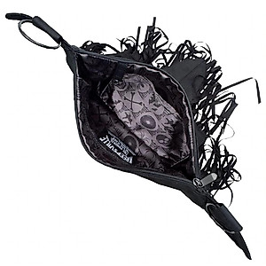 kreepsville 666 Bat Wing Fringe Shoulder Bag Women's Purse Handbag