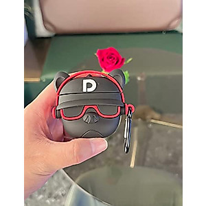 Cartoon Case for Apple Airpods 2nd Generation Anime, Fun Cute Kawaii Protective Case Anti-Fall Headphone Case for Airpods Case Cover (AirPods 2/1, Music Dog)