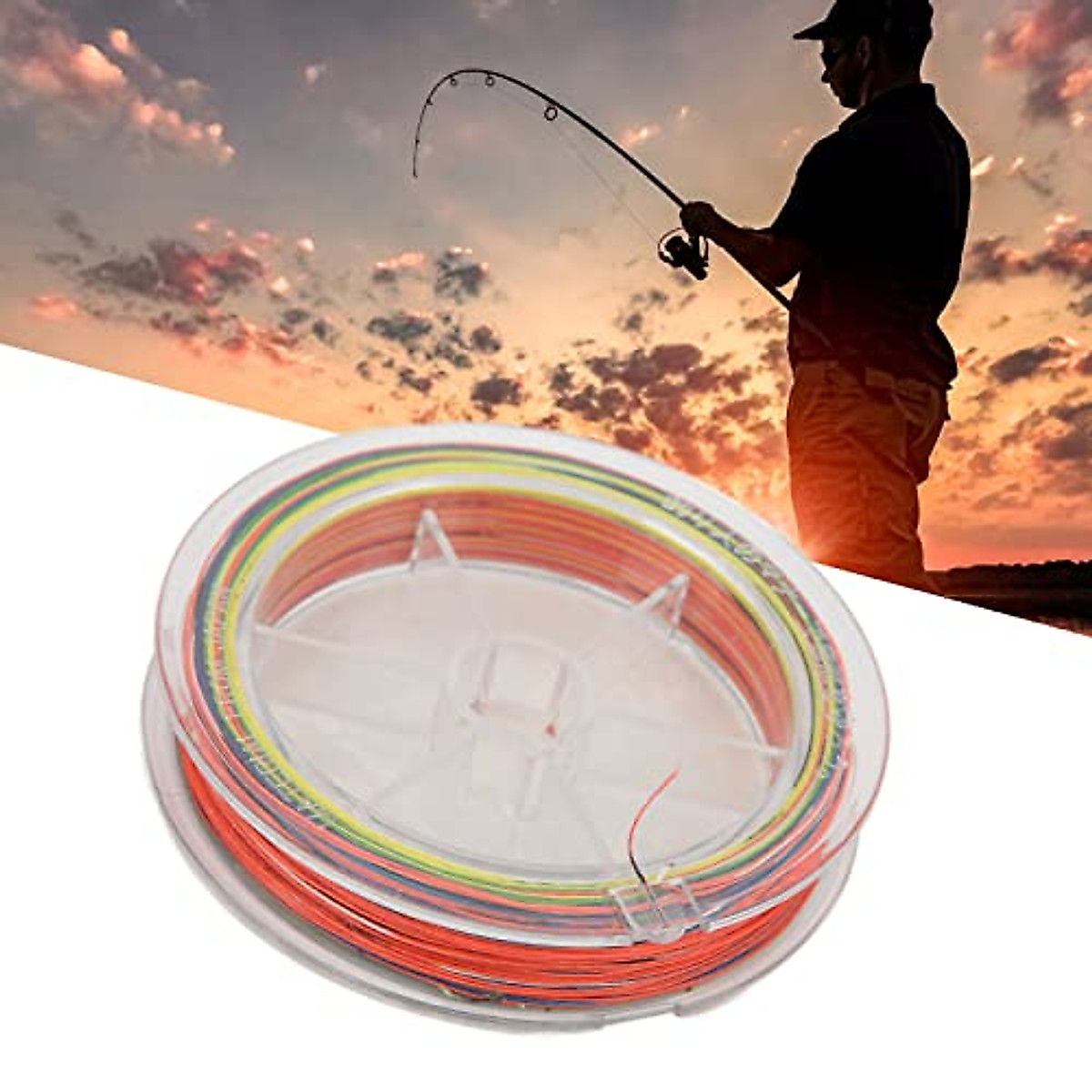 Fishing Line, High Strength PE Fishing Wire Strong Water Cutting Standard Line Diameter Long Service Life Soft for Fishing(2.5)