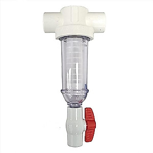Merrill MFG 1" 100 Mesh PVC Spin Down Sediment T-Style Water Filter