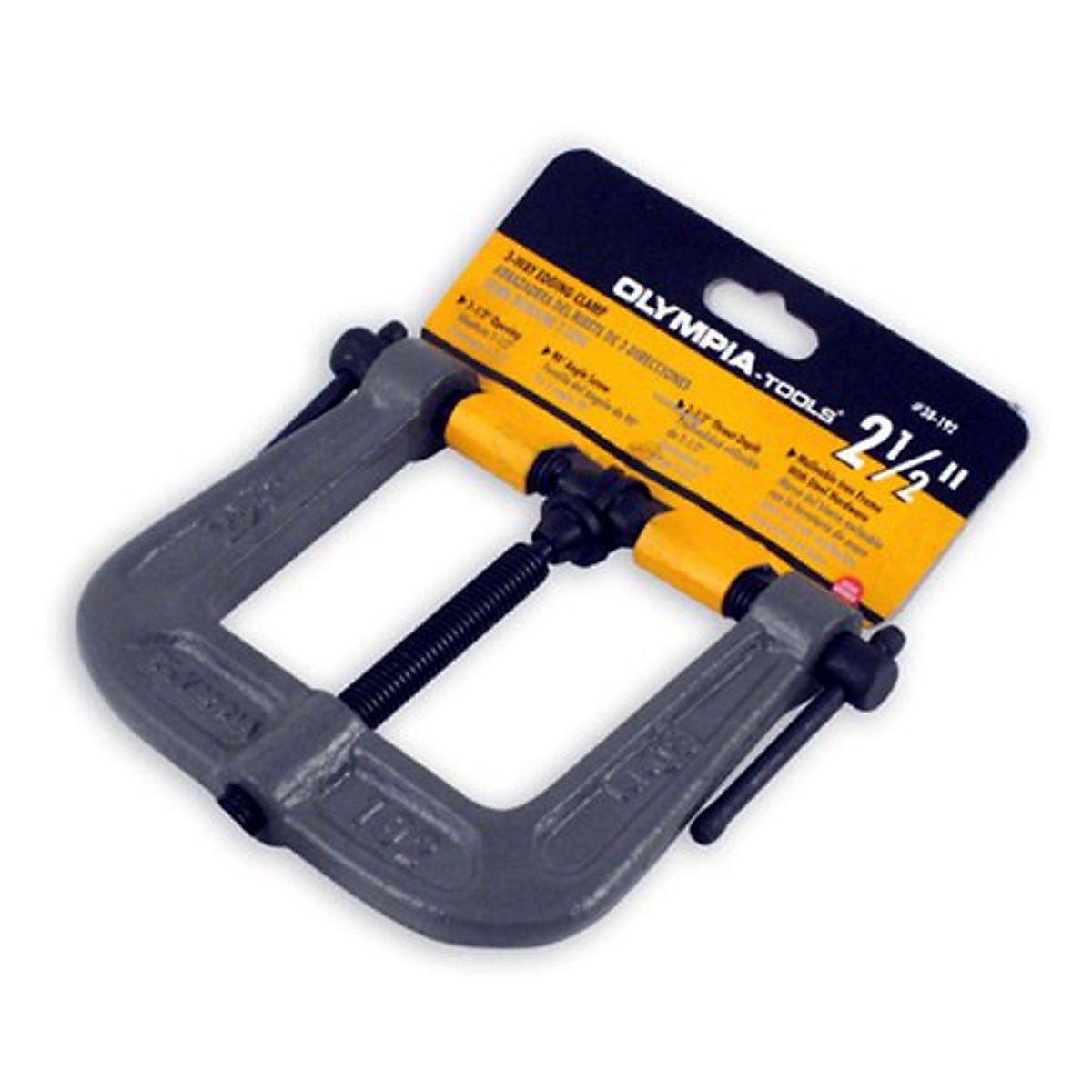 Olympia Tools 3-Way Edging Clamp, 38-192,Black