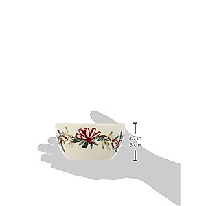 Lenox Winter Greetings 5" Bowl,Red & Green