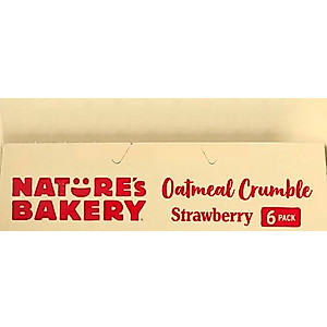 Nature's Bakery Oatmeal Crumble Strawberry Bars, 1.41 Oz, 6 Ct