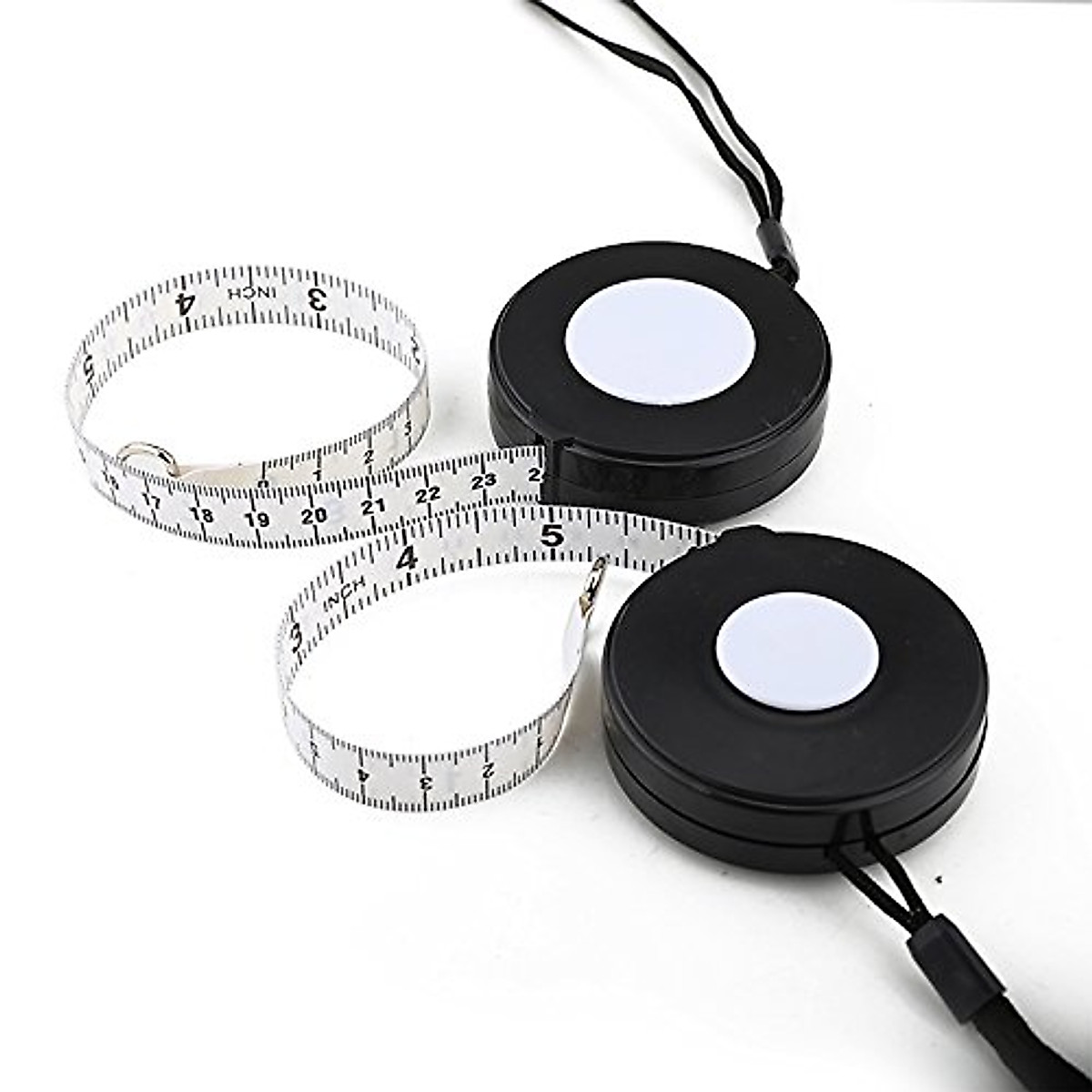 WIN TAPE 80'' / 205 CM Black Retractable Tape Measure with Black Rope