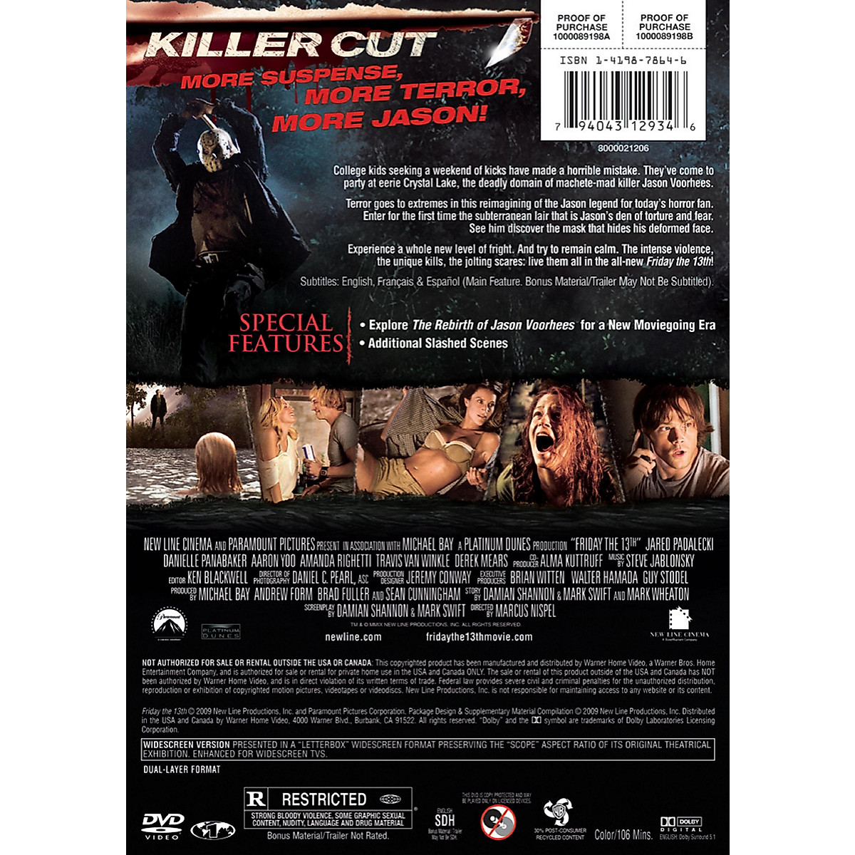 Friday the 13th: Killer Cut (Widescreen Edition)