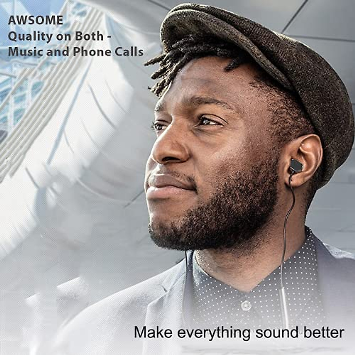 kolodosa Headphones Galaxy Earbuds for Samsung usbc Earphones USB c with mic Type c Ear Buds Wired audiofonos S21 s20 fe Note 90 Plus s21+ Folding Z Wired Original Black