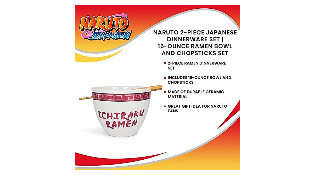 Naruto Ramen Bowl Set - For True Ninja Fans