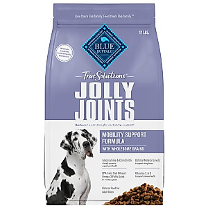 Blue Buffalo True Solutions Jolly Joints Mobility Care Natural Dry Food for Adult Dogs, Chicken, 11-lb. Bag