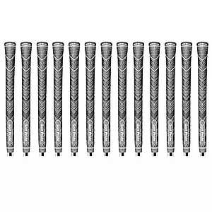 Golf Pride MCC Plus4 Standard Gray 13 Piece Golf Grip Bundle