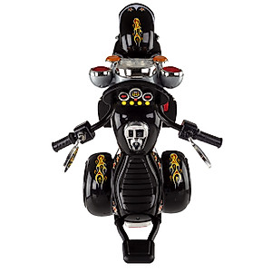 Kids Motorcycle Ride On Toy – 3-Wheel Chopper with Reverse and Headlights - Battery Powered Motorbike for Kids 3 and Up by Lil’ Rider (Black)