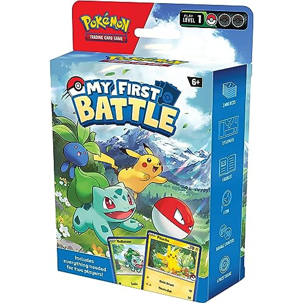 Pokémon TCG: My First Battle—Pikachu and Bulbasaur (2 Ready-to-Play Mini Decks & Accessories)
