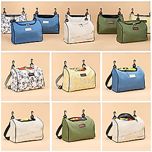 Wearable Clothespin Bag with Shoulder & Waist Strap. Double Secure Clips & Clever Quick Dry Mesh Clothes Pins Bag Holder. Clothes Pin Bag That Holds Up To 300 Medium Clothespins (Beige, Open Top)