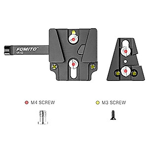 Fomito V-Mount V-Lock Base Station Quick Release Plate VK-02