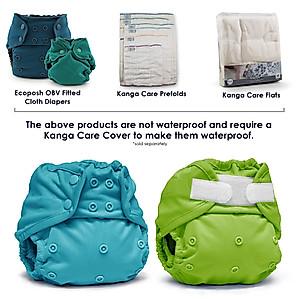 Kanga Care Rumparooz Double Leg Gusset Reusable Cloth Diaper Cover Newborn Aplix Nautical 4-15lbs