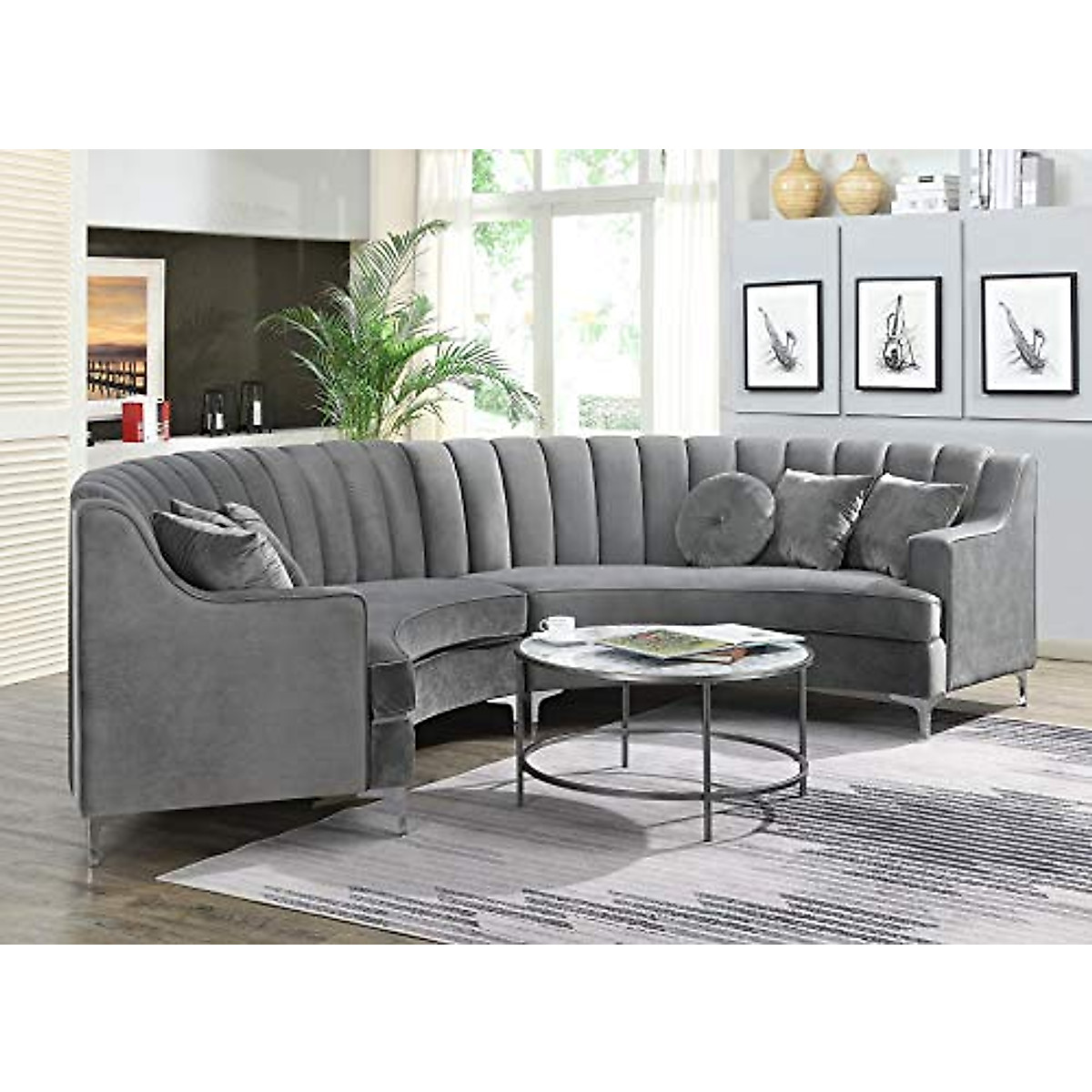 Legend Vansen Sofa Sectional, Grey