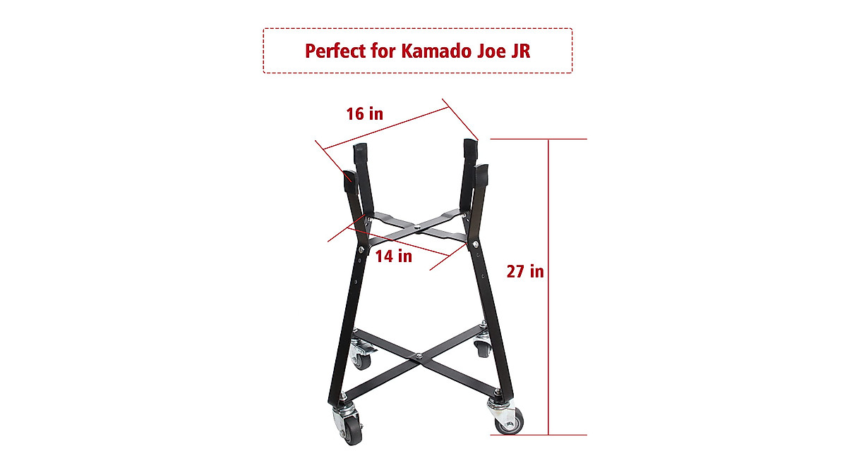 Kamado Joe Junior Rolling Cart - Heavy Duty & Easy Move