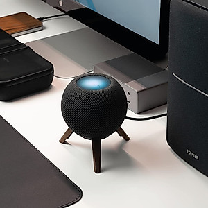 balolo Real Wood Tripod for HomePod Mini (Black Walnut)