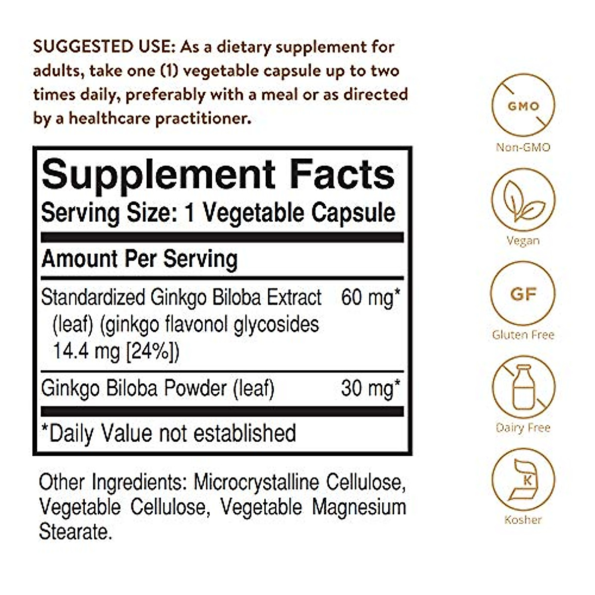 Solgar Super Ginkgo, 120 Vegetable Capsules - Full Potency (FP) - Antioxidant & Nervous System Support - Brain Health - Non-GMO, Vegan, Gluten Free, Dairy Free, Kosher - 120 Servings