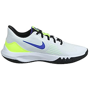 Nike Precision 5, White/Black-Barely Volt-Volt, 9