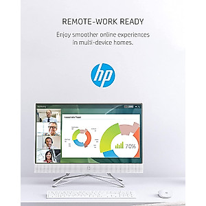 HP 2021 All-in-One Desktop, 27" Full HD Touchscreen, 11th Gen Intel Core i7-1165G7 Processor, 16GB RAM, 512GB PCIe SSD + 1TB HDD, Intel Iris Xe Graphics, Windows 10 Home, KKE Mousepad