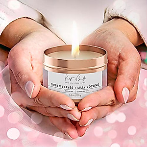 4 Pack Big Scented Candles Gift Set for Women, Natural Soy Wax, Long Lasting Aromatherapy 5.6 oz Candles for Stress Relief, Home Relaxation, Gift for Birthday, Valentines Day