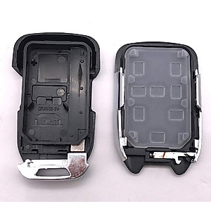 6 Buttons Replacement Key Fob Cover Case fits for 2014 2015 2016 2017 Chevrolet Chevy Suburban Tahoe GMC Yukon Keyless Entry Key Fob Shell