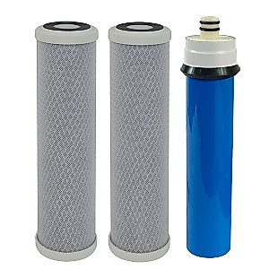 Compatible Replacement Filter Set With Membrane(TFC-RS9-50) for Rainsoft UF50 21179 Reverse Osmosis System