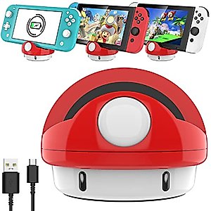 HEIYING Switch Docking Station for Nintendo Switch/Lite/OLED, Portable Carrying Charging Dock Witch Type C Port to Charge Console