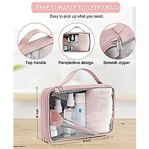 Beraliy Travel Backpack, Airline Approved Personal Item Bag, Carry On Backpack for Women,Lightweight Weekender Bag, Laptop Backpack Hiking Business Casual Daypack, Pink